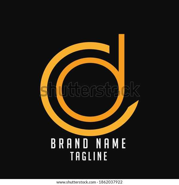 Cd Initials Logo Name Initials Logo Stock Vector (Royalty Free ...
