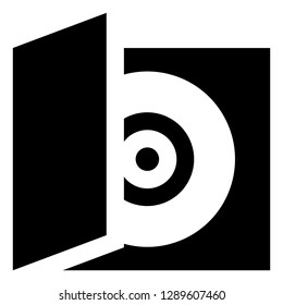 Cd Jewel Case Vector Icon Stock Vector (Royalty Free) 1289607460 ...