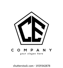 Ce Creative Letter Logo Design Stock Vector (Royalty Free) 1929342878 ...