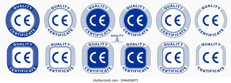 Ce Marking Mark Products Informing About Stock Vector (Royalty Free ...
