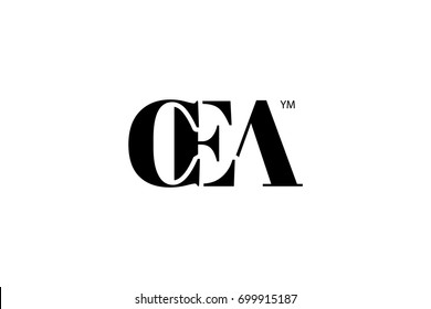 Cea Logo Branding Letter Vector Graphic Stock Vector (Royalty Free ...