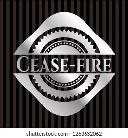 Ceasefire Silver Shiny Emblem Stock Vector (Royalty Free) 1263632062 ...