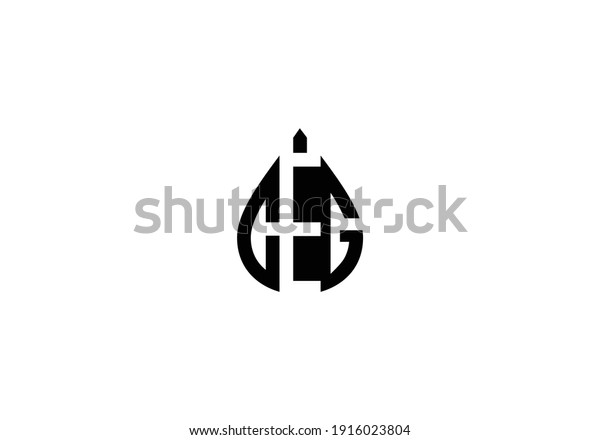 Ceg Letter Head Logo Design Water Stock Vector (Royalty Free ...