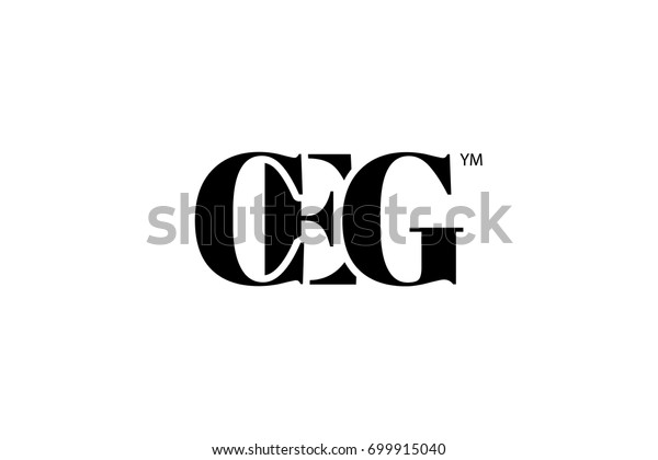 Ceg Logo Branding Letter Vector Graphic Stock Vector (Royalty Free ...