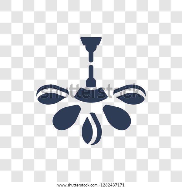 Ceiling Fan Icon Trendy Ceiling Fan Stock Vector (Royalty Free) 1262437171