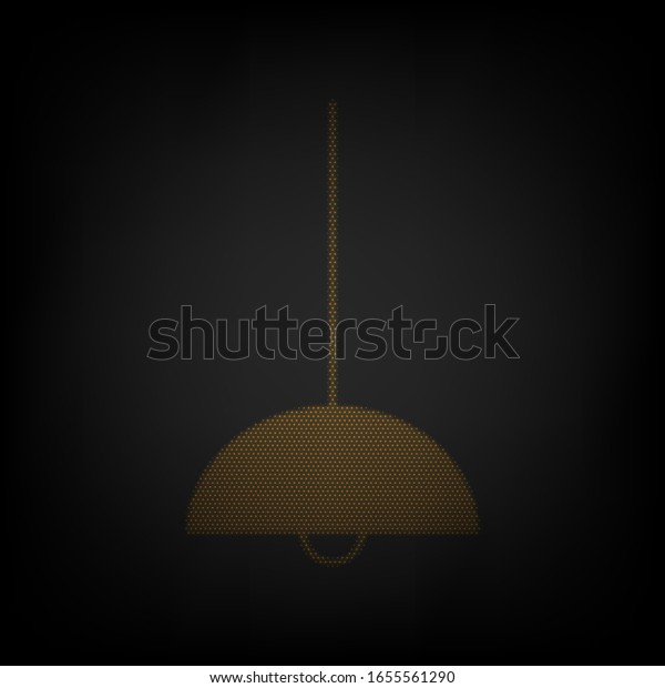 Ceiling Lamp Sign Icon Grid Small Stock Vector (Royalty Free ...