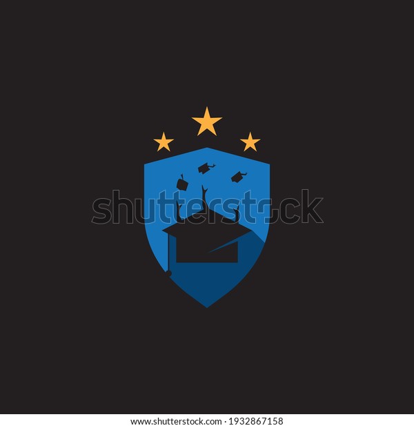 Celebrate Students Logo Vector Stock Vector (Royalty Free) 1932867158 ...