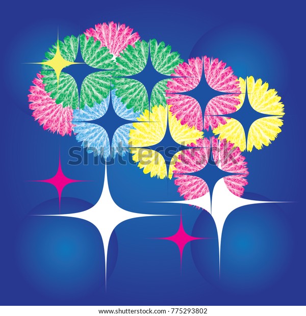 Celebrate Victory Background Vector Illustrator Stock Vector (Royalty ...