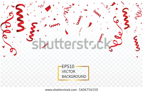 Celebration Background Party Decoration Frame Template Stock Vector ...