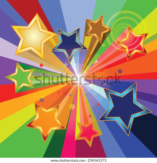 Celebration Background Stars Stock Vector (Royalty Free) 234565273