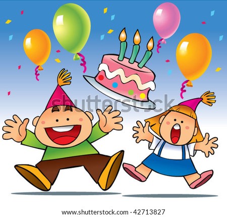 Celebration Cartoon Stock Vector (Royalty Free) 42713827 - Shutterstock