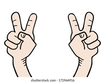 Hiphop Hand Gesture East Coast Rap Stock Vector (Royalty Free ...