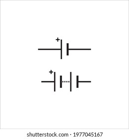 Cell Battery Symbol Cell Battery Icon Stock Vector (Royalty Free ...