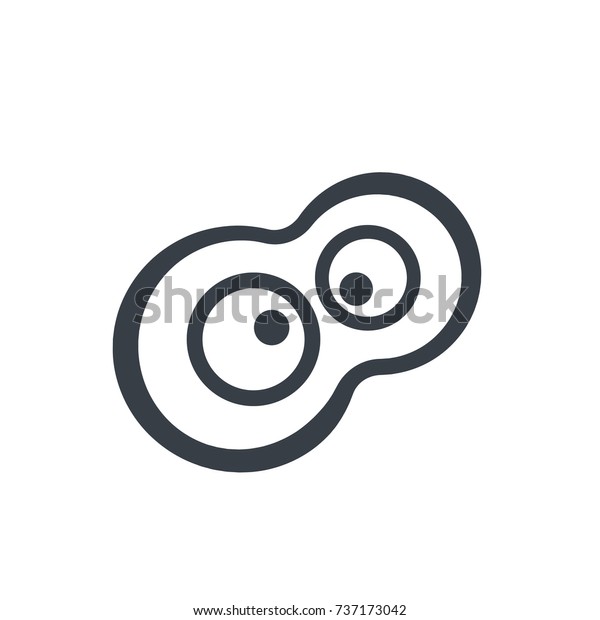 Cell Division Mitosis Icon Stock Vector (Royalty Free) 737173042 ...