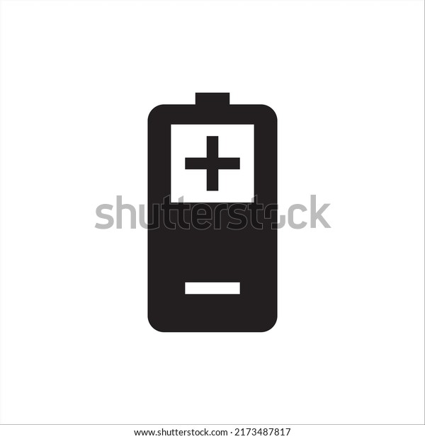 Cell Phone Battery Icon Logo Vector Stock Vector (Royalty Free ...