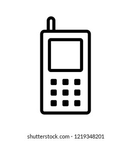 Illustration Cell Phone Icon Stock Illustration 1343905142