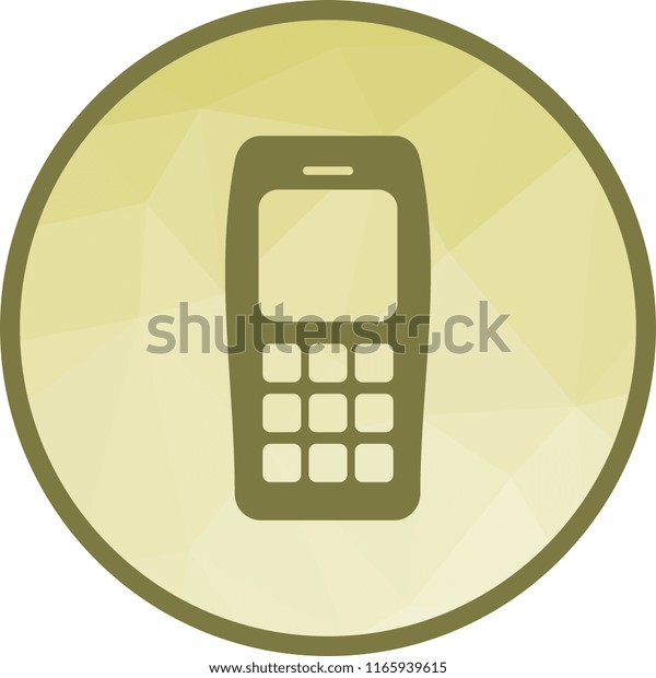 Cell Phone Icon Stock Vector (Royalty Free) 1165939615 | Shutterstock