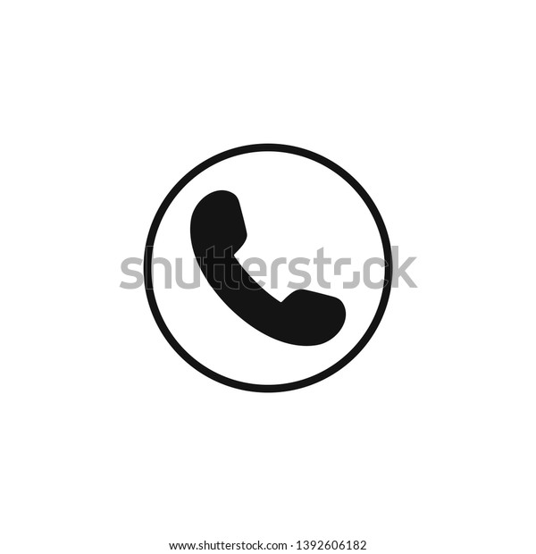 Cell Phone Icon Vector Telephone Symbol Stock Vector (Royalty Free ...