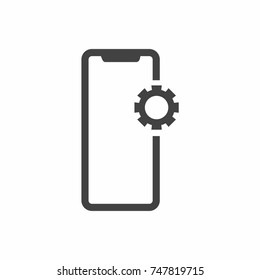 Cell Phone Repair Icon Vector Stock Vector (Royalty Free) 747819715 ...