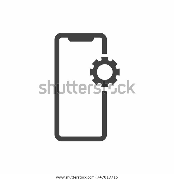 Cell Phone Repair Icon Vector Stock Vector (Royalty Free) 747819715 ...