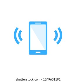Cell Phone Ringing Icon Outline Vector Stock Vector (Royalty Free ...