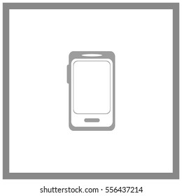 Two Mobile Phones Icon Outline Style Stock Vector (Royalty Free ...