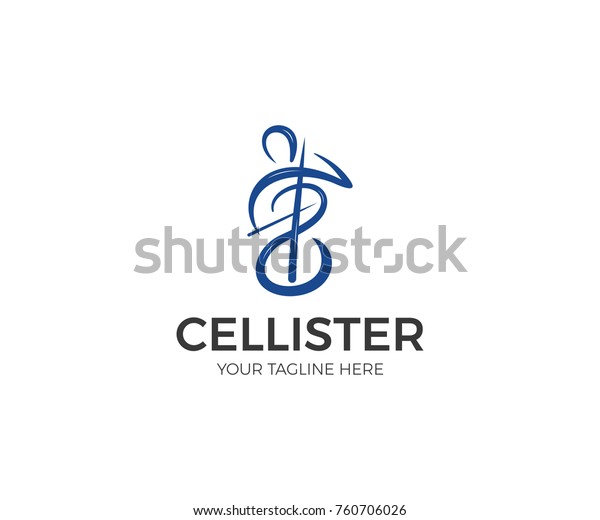 Plantilla de logotipo de lista de Celdas. Diseño del vector de línea ...