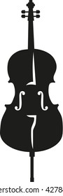 Cello Silhouette Stock Vector (Royalty Free) 427843687 | Shutterstock