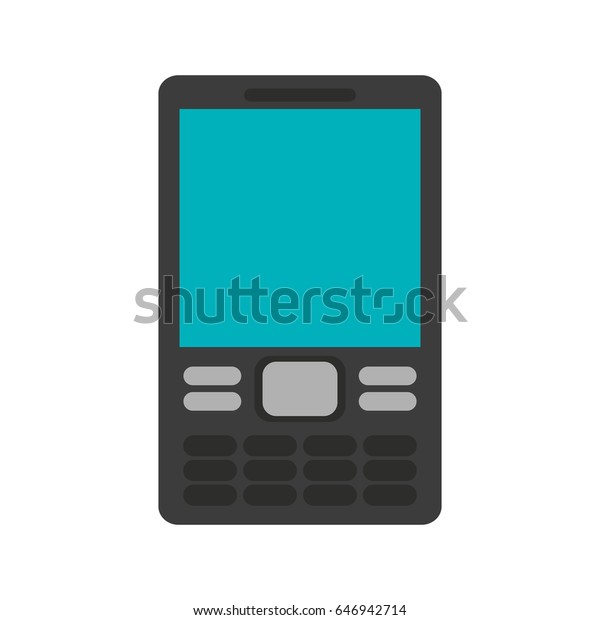 Cellphone Buttons Icon Image Stock Vector (Royalty Free) 646942714 ...