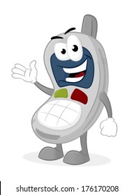 Cellphone Character Stock Vector (Royalty Free) 176170208 | Shutterstock