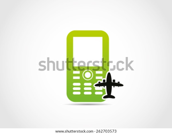 Cellular Airplane Travel Stock Vector (Royalty Free) 262703573 ...