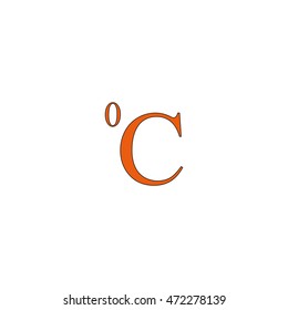 Celsius Symbol Illustration Stock Vector (Royalty Free) 472278139 ...