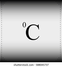 Celsius Symbol Illustration Stock Vector (Royalty Free) 588045737 ...