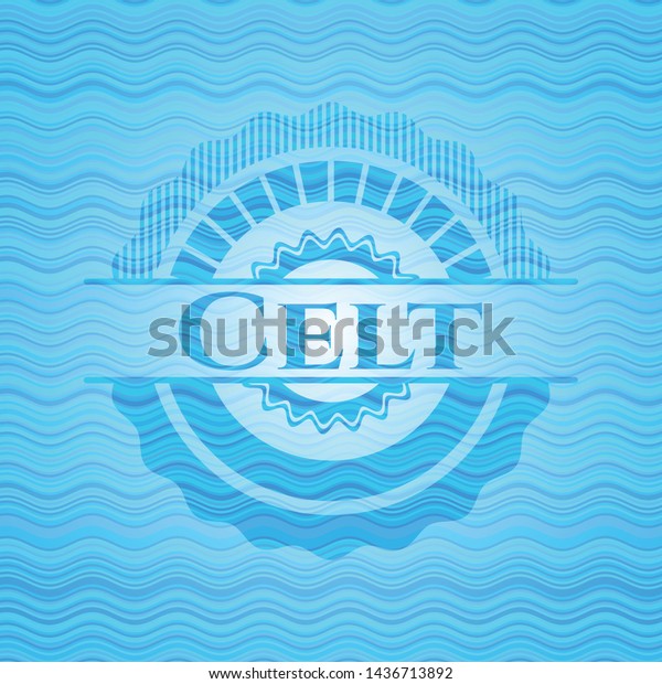 Celt Light Blue Water Emblem Vector Stock Vector (Royalty Free ...