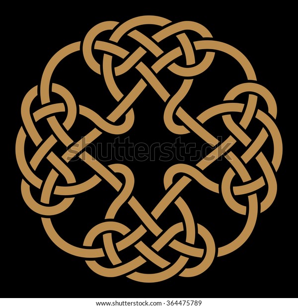 Celtic Interlaced Ornament Stock Vector (Royalty Free) 364475789