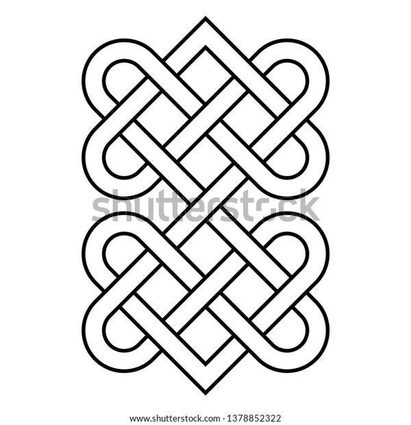 Celtic Knot Beautiful Celtic Knot Design Stock Vector (Royalty Free ...