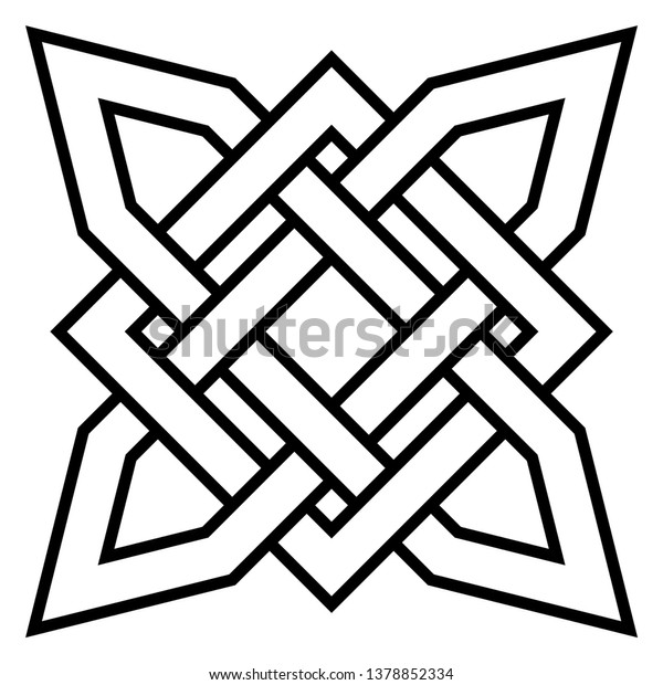 Celtic Knot Beautiful Celtic Knot Design Stock Vector (Royalty Free ...