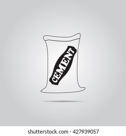 Cement Bag Vector Icon Stock Vector (Royalty Free) 427939057