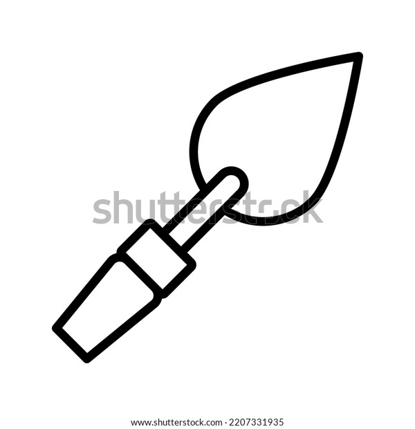 Cement Spoon Icon Color Editable Stock Vector (Royalty Free) 2207331935 ...