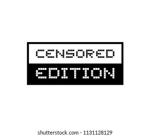 Censored Edition Message: vector de stock (libre de regalías ...