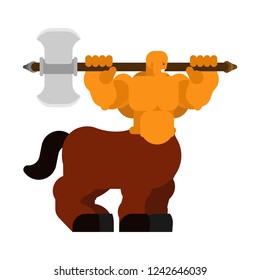 Centaur Warrior Ax Weapon Strong Powerful: เวกเตอร์สต็อก (ปลอดค่า ...