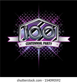 Centennial Party Stock Vector (Royalty Free) 154090592