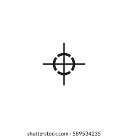 Center Gravity Symbol Isolated On White: vector de stock (libre de ...