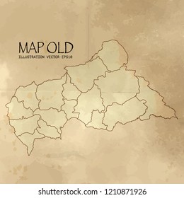 Old United Arab Emirates Map Vintage Stock Vector (Royalty Free) 1265861989