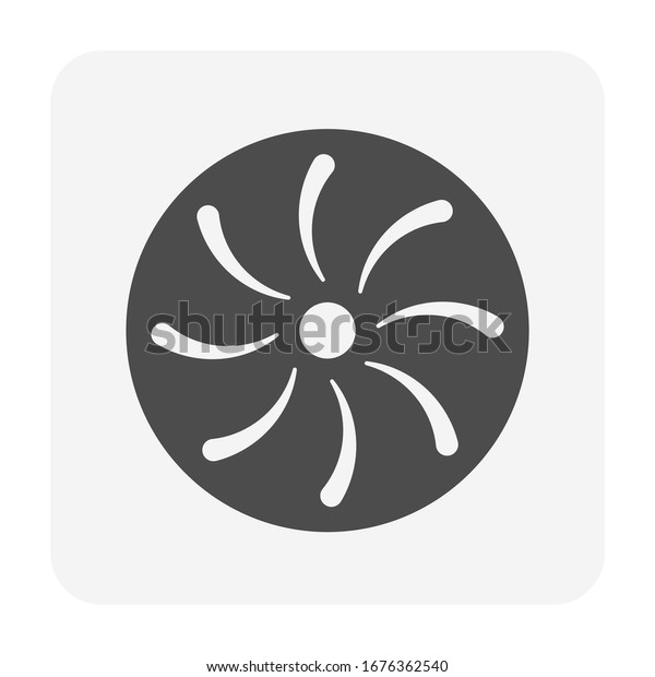 Centrifugal Pump Impeller Vector Icon Equipment: เวกเตอร์สต็อก (ปลอดค่า ...
