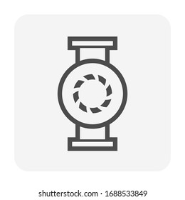Centrifugal Pump Vector Icon Powered By Stock Vector (Royalty Free ...