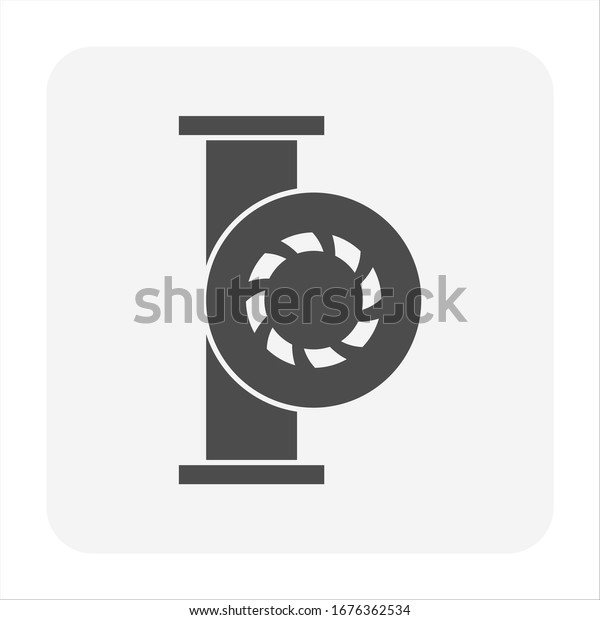 Centrifugal Pump Vector Icon Powered By Stock Vector (Royalty Free ...