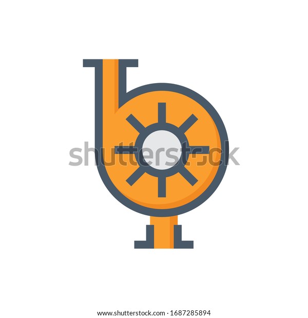 Centrifugal Pump Vector Icon Powered By: เวกเตอร์สต็อก (ปลอดค่า ...