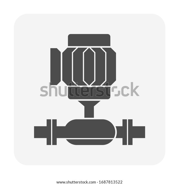 Centrifugal Pump Vector Icon Powered By Stock Vector (Royalty Free ...