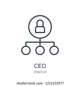Ceo Icon Ceo Symbol Design Startup Stock Vector (Royalty Free ...